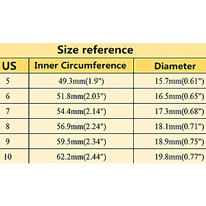 925 Sterling Silver Rings Anxiety Fidget Rings For Women Anti Anxiety Ring, Spinner Rings With Anti Worry Beads Stress Relief Thumb Ring For Men Women (6)