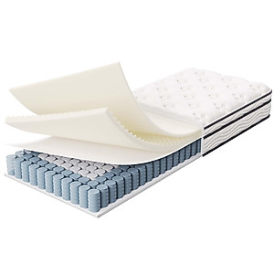 Modway Jenna 6" Innerspring and Foam Narrow Twin Mattress in White