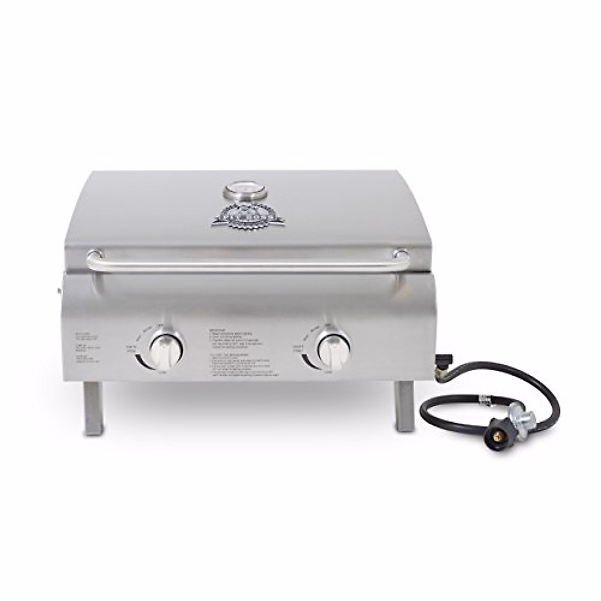 Pit Boss Grills 75275 Stainless Steel Two-Burner Portable Grill
