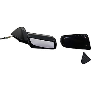 Garage-Pro Passenger Side Manual Remote (Lever Control) Non-Heated Mirror for Ford Focus 2008-2011 with 2 Caps Sedan