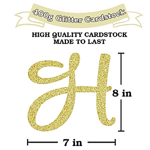 Palasasa Happy Engagement Banner - Gold Glitter Engagement Party Decorations Sign,Bachelorette Party Banner, Shower Bride to Be Decorations (one)
