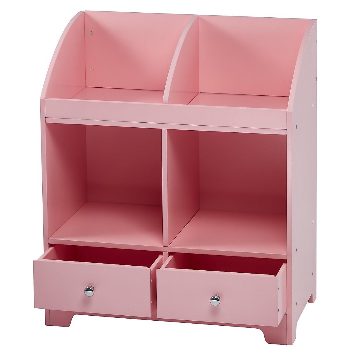 Teamson Kids - Windsor Wooden Cubby Storage - Pink