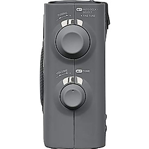 Sangean PR-D15 Digital Portable Stereo RDS Receiver Gray