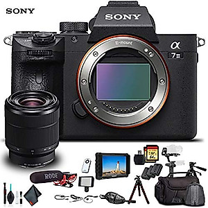 Sony Alpha a7 III Mirrorless Camera W/ 28-70mm Lens ILCE7M3K/B W/Soft Bag, Zhiyun-Tech WEEBILL Stabilizer, Tripod, 2X Extra Batteries, Rode Mic, LED Light, 2X 64GB Cards, External Monitor and More.