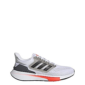 adidas mens Eq21 Trail Running Shoe, White/Black/Grey, 9.5 US