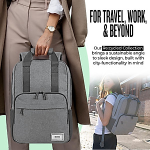 Solo Re:Claim 15.6 Inch Laptop Backpack, Grey, One Size