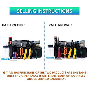 16 in 1 Fc-6s Fiber Optic Tool Kit With VFL 10km visual fault locator Fiber Optical Cables Stripper PP bottles Ftth Tools Bag Set