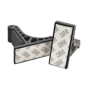 ZSHJGJR Archery Wall Mount Bow Holder for Recurve Bow Traditional Bow Longbow Bow Hanger Bow Hook 2pcs/Pack (black)