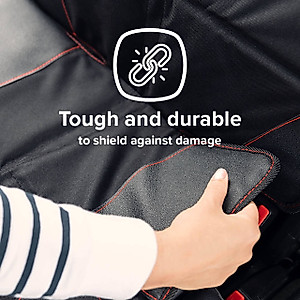 Diono Ultra Mat Fits3 Across Extra Large Car Seat Protector for Complete Protection Against Dirt & Scratches, Crash Tested, High Strength, Water Resistant with Thick Padding for Durable Protection
