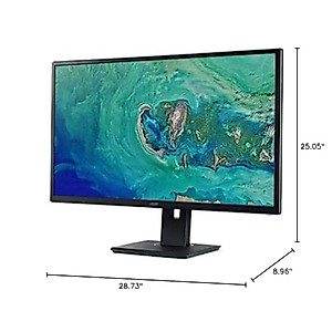 Acer ET322QU Abmiprx 31.5" WQHD (2560 x 1440) IPS Monitor with AMD FREESYNC Technology (Display Port, HDMI 1.4 Port & VGA Port)