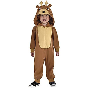 Amscan Reindeer Zipster - Toddler (3-4) | Multicolor | 1 Pc.