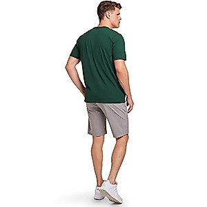 Russell Athletic mens Essential Short Sleeve Tee T Shirt, Dark Green, Large US