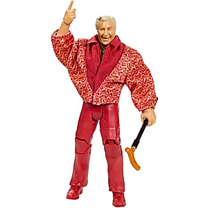WWE MATTEL Elite Collection Classy Freddie Blassie Deluxe Action Figure with Realistic Facial Detailing, Iconic Ring Gear & Accessories