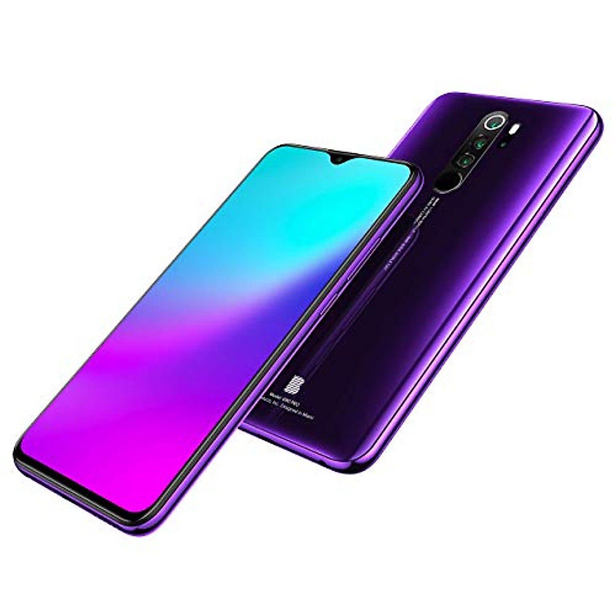 BLU G90 Pro – 6.5” HD+ Gaming Smartphone, Quad Camera, 128GB+4GB RAM – Purple Haze (Renewed)