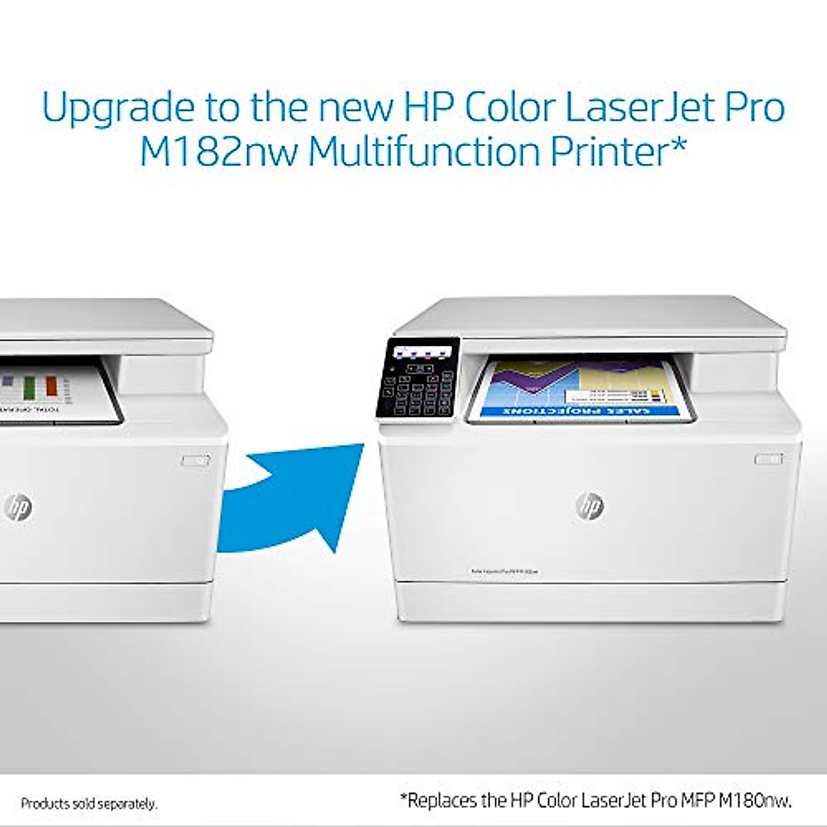 HP Color Laserjet Pro M180nw All-in-One Wireless Color Laser Printer, Mobile Printing & Built-in Ethernet, Works with Alexa (T6B74A)