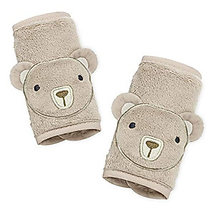 Travel Bug by GoldBug Baby & Toddler 3-Piece Head Support & Strap Covers Set for Car Seats & Strollers - Bear