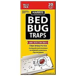 HARRIS Bed Bug Traps - Parent (20-Pack)