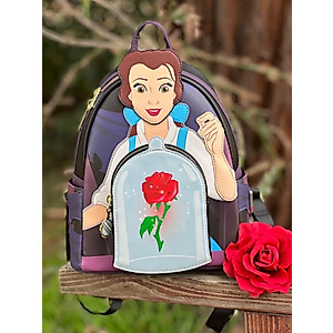 Loungefly Beauty and the Beast Belle Enchanted Rose Mini Backpack Toyz N Fun Exclusive