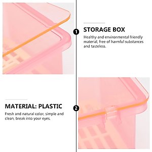 DOITOOL Flatware Tray with Lid and Drainer, Tableware Utensil and Cutlery Drawer Organizer with Lid Covered Silverware Tray to Keeps Your Cutlery Organized and Protected (Pink)