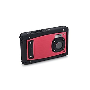 Coleman C40WP-R 20 Mega Pixels Waterproof Underwater Digital Camera with Full 1080p HD Video, 2.5" LCD & 8X Digital Zoom, Red