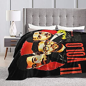Il Singer Volo Band Sings Morricone Throw Blanket Soft Cozy Flannel Blankets Decor for Bed Couch Living Room Travel Outdoor 50"X40"