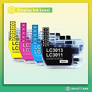 S SMARTOMNI Compatible Ink Cartridge Replacement for Brother LC3013 Ink Cartridge Color 8-Pack (2K2C2M2Y) Set for Brother mfc-j491dw mfc-j497dw mfc-j690dw mfc-j895dw Printer Black Cyan Magenta Yellow