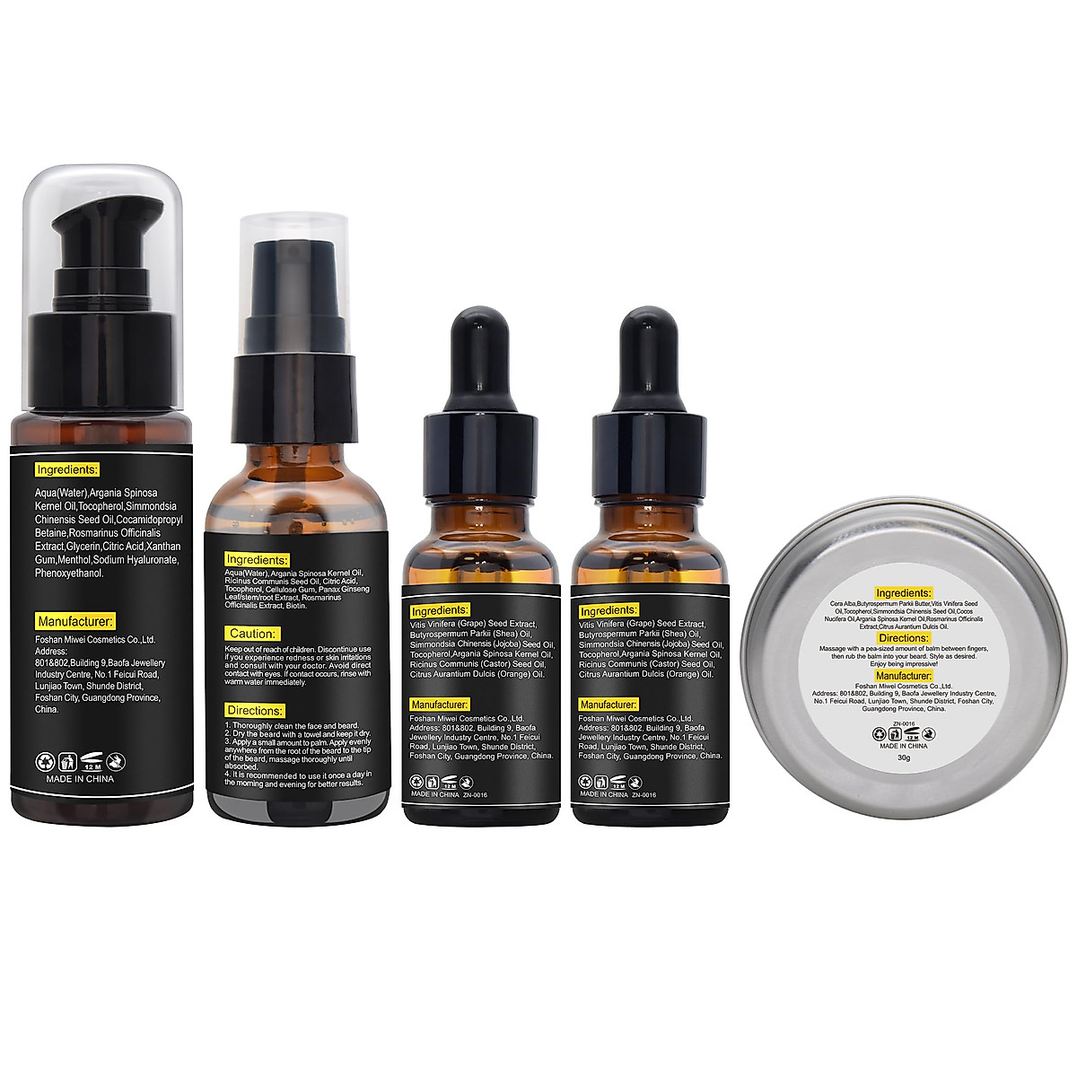 Beard Growth Kit,Fathers Gifts for Men Dad Husband W/Beard Derma Roller,2 Pack Beard Oil,Beard Serum,Wash,Balm,Brush,Comb,Scissor for Beard Grooming Care,Christmas Stocking Stuffers Nail Art Fimo