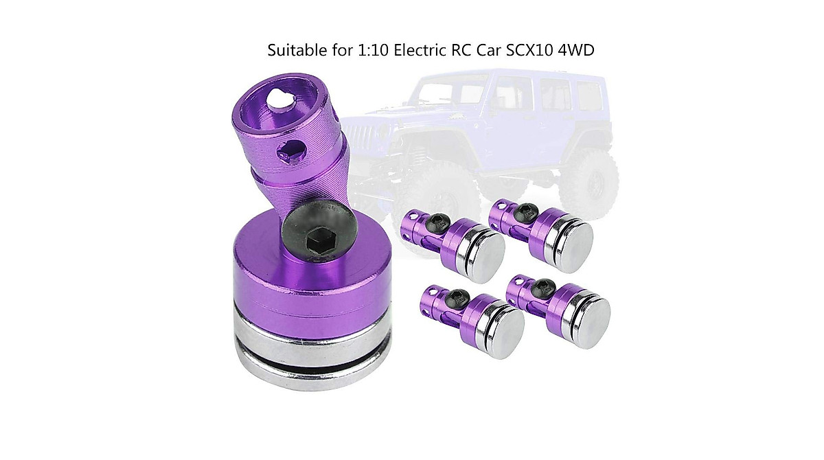 Invisible Body Post Mount for RC Car - Durable Aluminum 4Pcs Set