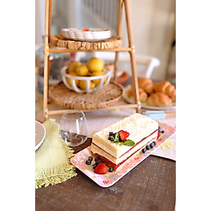 Mud Pie Ceramic Fruit Basket Set, White