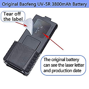 BAOFENG BL-5 3800mAh Extended Battery Walkie Talkie UV-5R BF-F8HP UV-5RX3 RD-5R UV-5RTP UV-5R MK2 MK3X MK5 Plus Series Two Way Radio