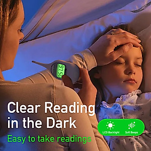 Bundle of Digital Thermometers for Fever, Oral Thermometer for Family Use