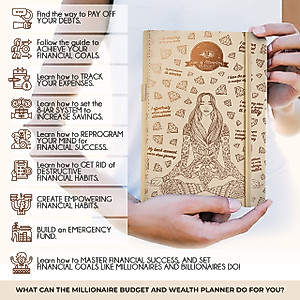 Financial Planner, Monthly Budget Planner and Monthly Bill Organizer - 12 Month Journey to Financial Freedom, Monthly Budget Book Planner, Money Saving Book a Budgeting Planner or Finance Planner