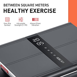 ROTAI Vibration Plate, 3D Vibrate Fitness Platform Home & Gym Exercise Machine Body Workout Equipment for Weight Loss, Toning & Wellness