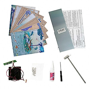 DESMOND 3D Book Nook kit, Forest World Epic Dragons DIY Miniature Dollhouse Kit Bookshelf Insert Personalized Assembled Bookends Wooden Puzzle Miniature Kit