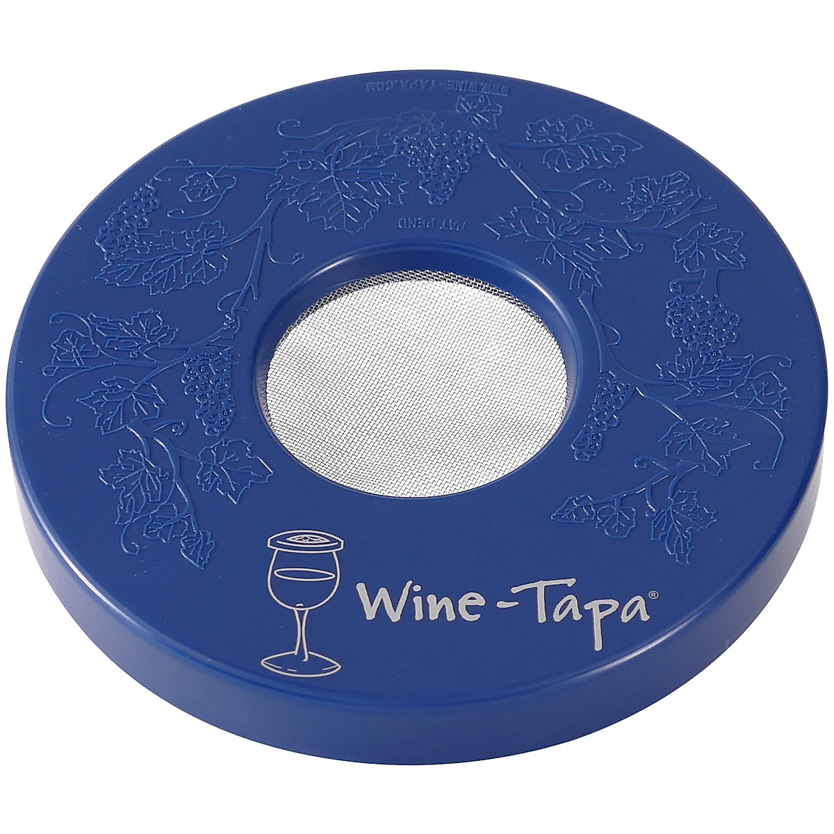 Wine Tapa Drinking Glass Covers- Keep Bugs Away from Wine Glasses Outdoors - Use as Cover for Coffee Mugs, Soda Cans, and Drinking Glasses, set of 4 No Spill Drink Covers (Fresco)