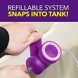 Kaboom Scrub Free! Toilet Bowl Cleaner System with 2 Refills