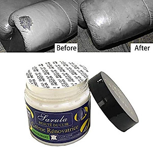 Leather Repair Cream，LtrottedJ Leather Repair Filler Compound For Leather Restoration Cracks Burns & Holes