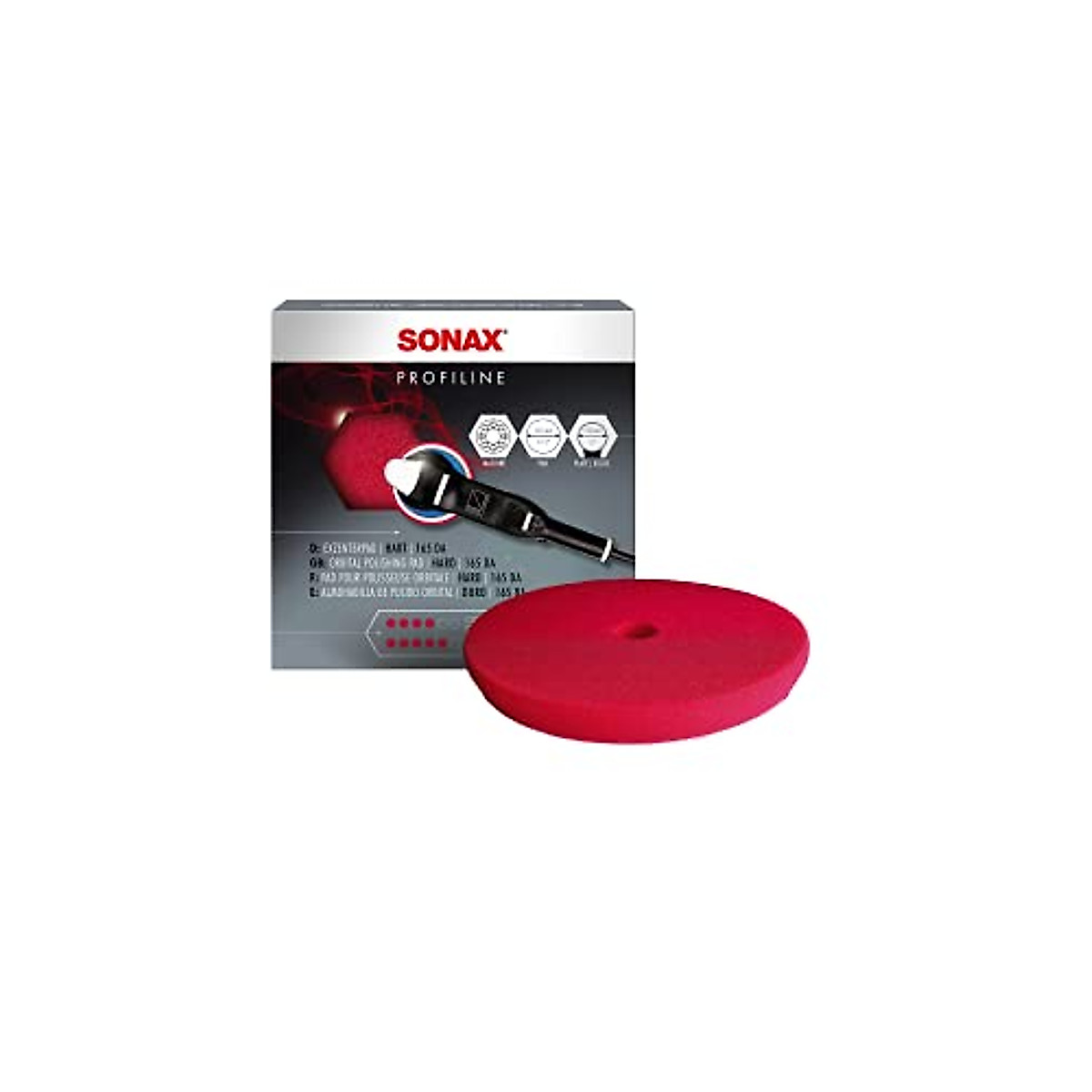 Sonax 04934410 DA Finishing Pad Red Large