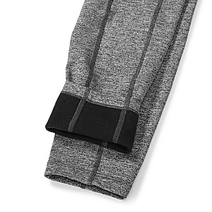 Eddie Bauer Women's Crossover Winter Trail Adventure High-Rise Leggings, Black/White, X-Large