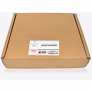 RoyalHouse Thank You Bags,Reusable Plastic Grocery Bags - Great Bags for Shopping, Small Trash and Garbage Cans, and Dog Waste - 308 Count (Pack of 4) Total 1232 Bags in Case