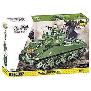 COBI Historical Collection World War II M4A3 Sherman Tank