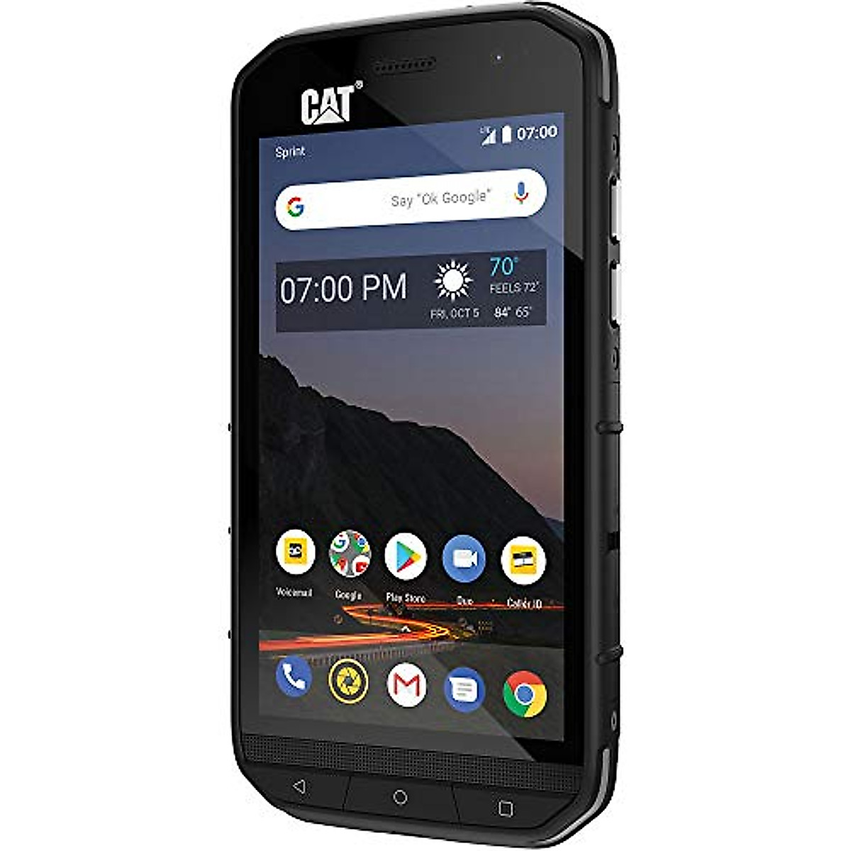 CAT S48c Sprint Locked 16GB Smartphone Black (Renewed)