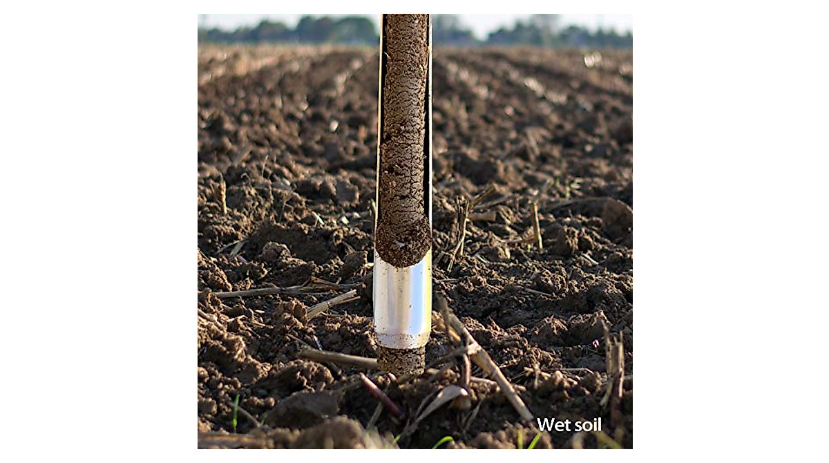 HiHydro Soil Sampler Probe 12 Inch Stainless Steel with 2 Pcs Reusable ...