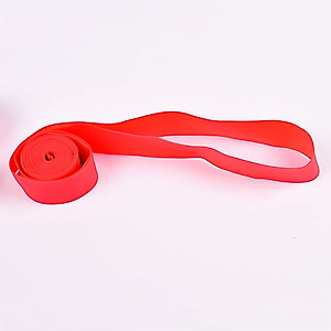 LIOOBO 1 Pcs Tires Protective Cushion Rim Tape Resilience Rim Strip 26 Tyre Cushion Bike Red 700c Protective Cushion Cover