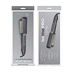 INFINITIPRO BY CONAIR Tourmaline Ceramic Flat Iron, 1 1/2-inch