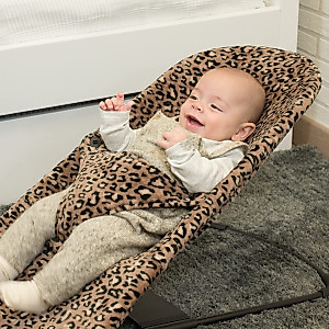 JYOKO Kids Cover - Liner Compatible with Baby Bouncer Babybjorn Soft, Balance, Bliss and Mini (Cotton, White Star)