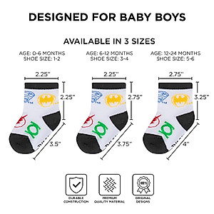 ABG Accessories Baby Girls & Boys Minnie Mickey Mouse 10-pack Infant Sock, Multi-DC Comics, 0-6 Months
