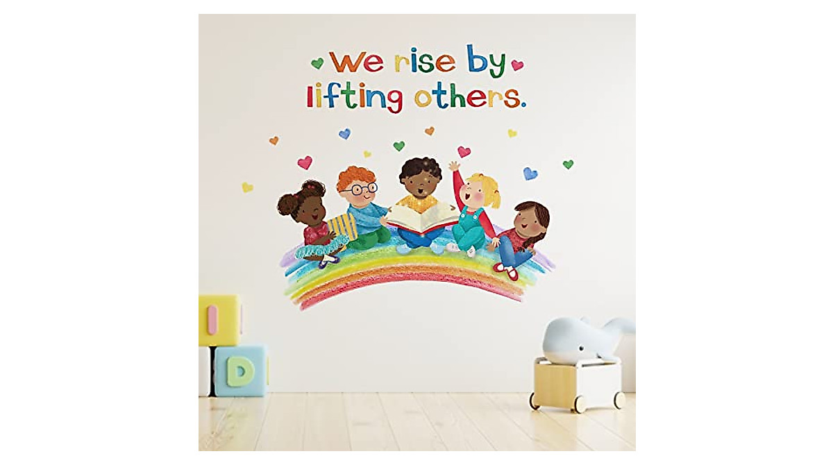 Inspire with We Rise Wall Decals - Kids Room Decor