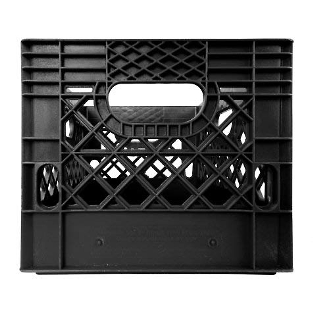 Farmplast Rectangle Milk Crates Black Color 24qt x 96 count
