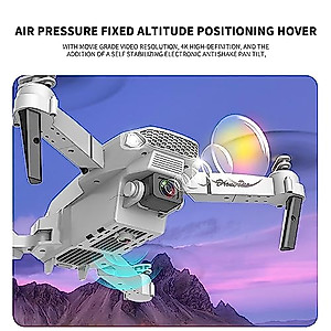 2.4G WIFI FPV Drone - RC Quadcopter With Auto Return, Drone With Dual 1080P HD FPV Camera Remote Control, HD 4K Quadcopter Toy Folding Radio-controlled Aircraft